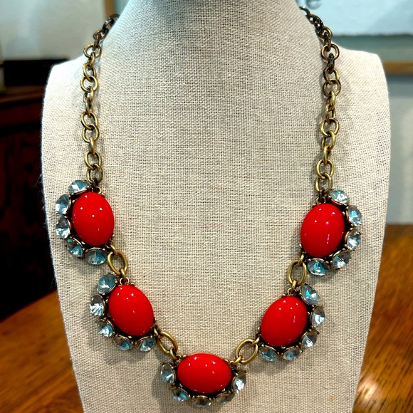 Stella & Dot | Jewelry | Retired Stella Dot 8 Inch Red And Blue Eye ...